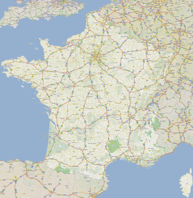 large-road-map-of-france-with-cities | I.R.E.N.S.